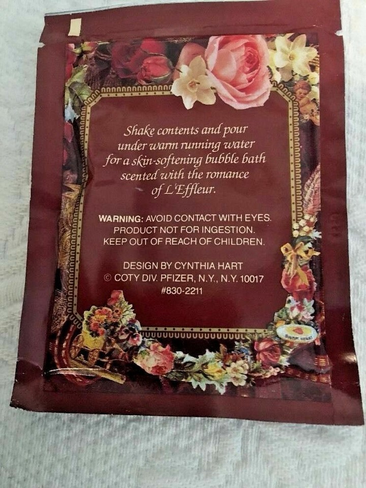 ( 3 pack ) L'effleur By Coty Foaming Bath Powder .5 oz | eBay