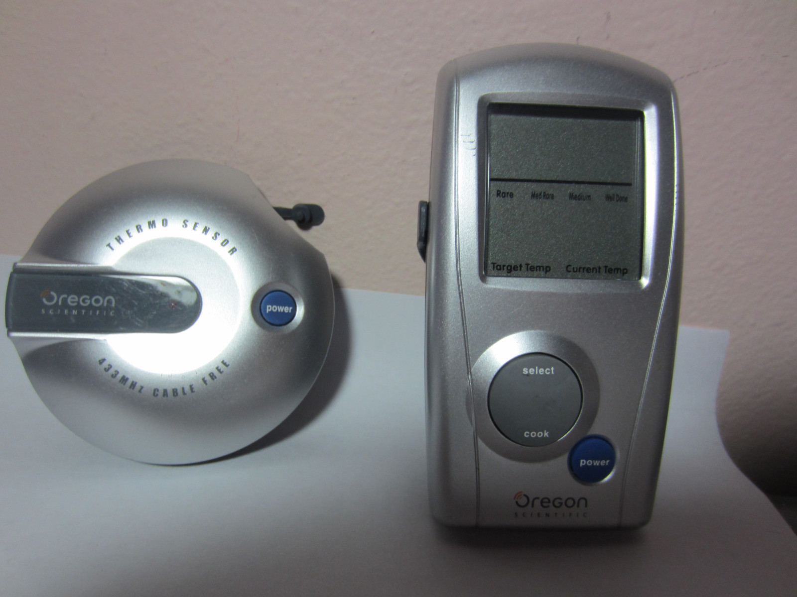 Oregon Scientific AW129 Wireless BBQ Thermometer Base and Stand # 6113 ...