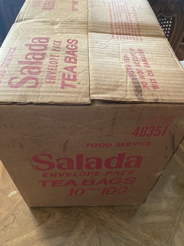 Vintage Salada Tea - 10 Boxes Of 100 Count Tea Bags - Sealed New In Box ...