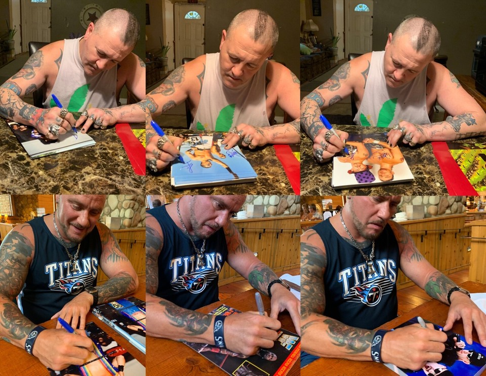 PG-13 Wolfie D JC Ice Signed ECW 8x10 Wrestling Photo Wrestler WWE WWF ...