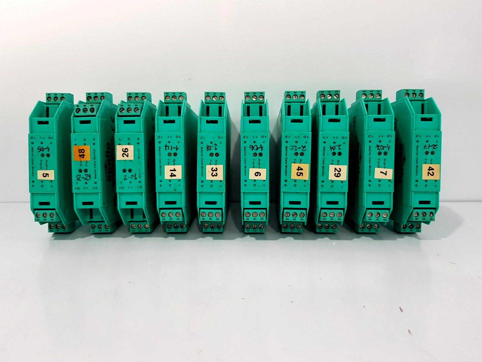 APOLLO DIN-RAIL ZONE MONITOR UNIT 55000-773 17-28V DC / LOT OF 10 | eBay