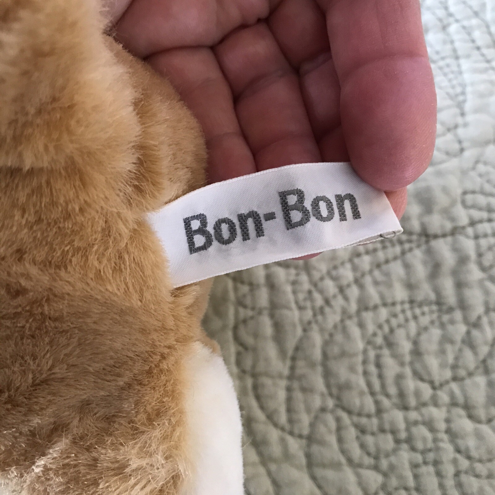 Vintage Russ BON BON Berry England Plush Stuffed Bear w flower Rattle ...