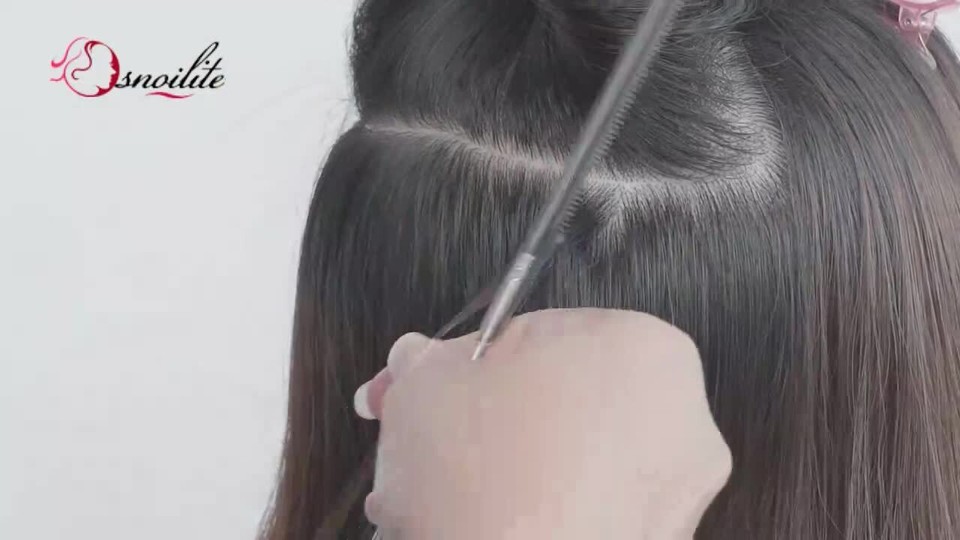 HOT Loop Micro Ring Link Hair Extensions Russian Real Human Hair Micro ...