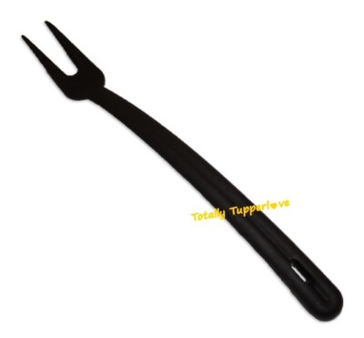 Tupperware E-Series Fork 15" Long Serving Utensil Black NEW | eBay