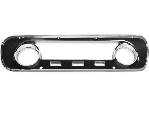 1965 Mustang Dash Instrument Bezel Black Camera Case Finish w/Warn ...