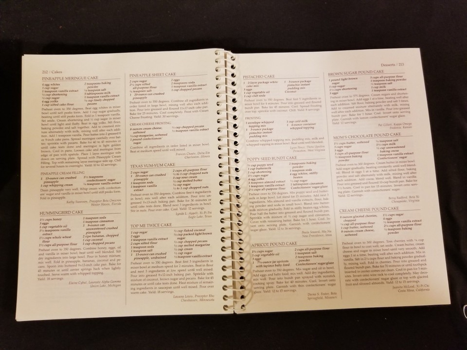 PARTY COOKBOOK 1988 The Beta Sigma Phi Sorority Prize Winning Menus ...