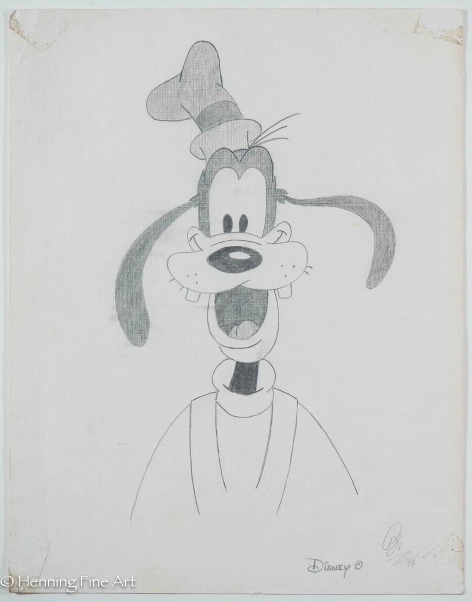 Goofy Drawing Colored