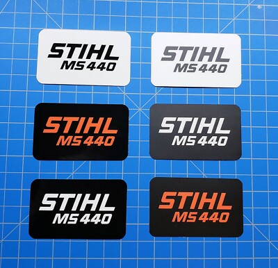 Vinyl Sticker for Stihl MS 440 Shroud Badge "Full Vinyl Overlay" | eBay