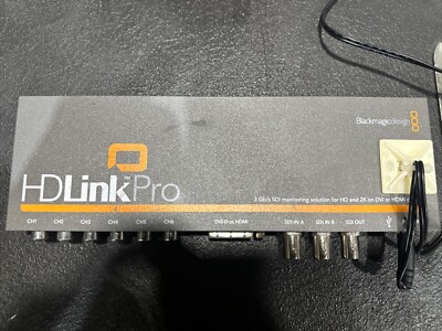 Black Magic Design HD Link Pro Audio Decoder DVI - HDMI | eBay