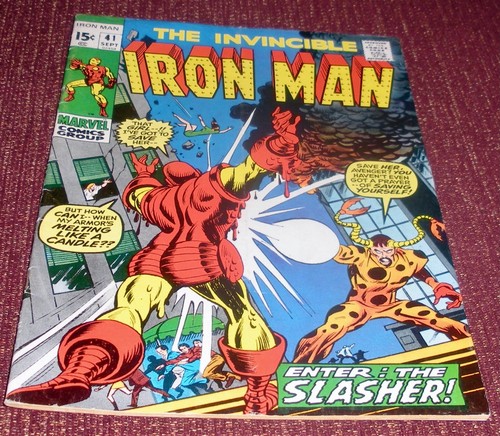 The Invincible Iron Man # 41 VG- Enter The Slasher Marvel Comics | eBay