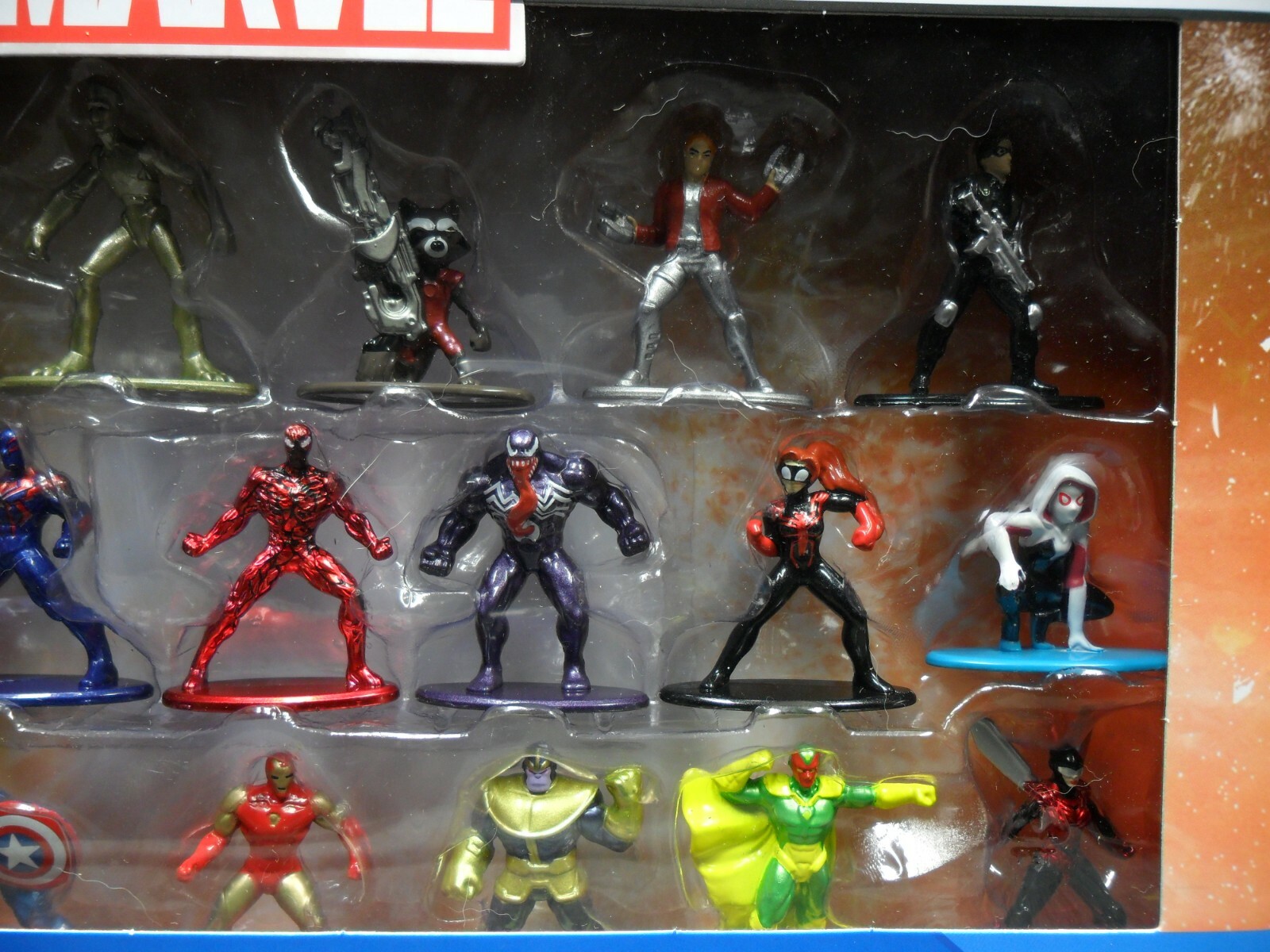 Jada * Marvel 20-Piece Set * Nano Metalfigs Metal Mini Figures 20-Pack ...