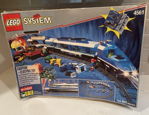 Vintage 1999 LEGO System 4561 Railway Express 9V Train Set - BOX ONLY ...