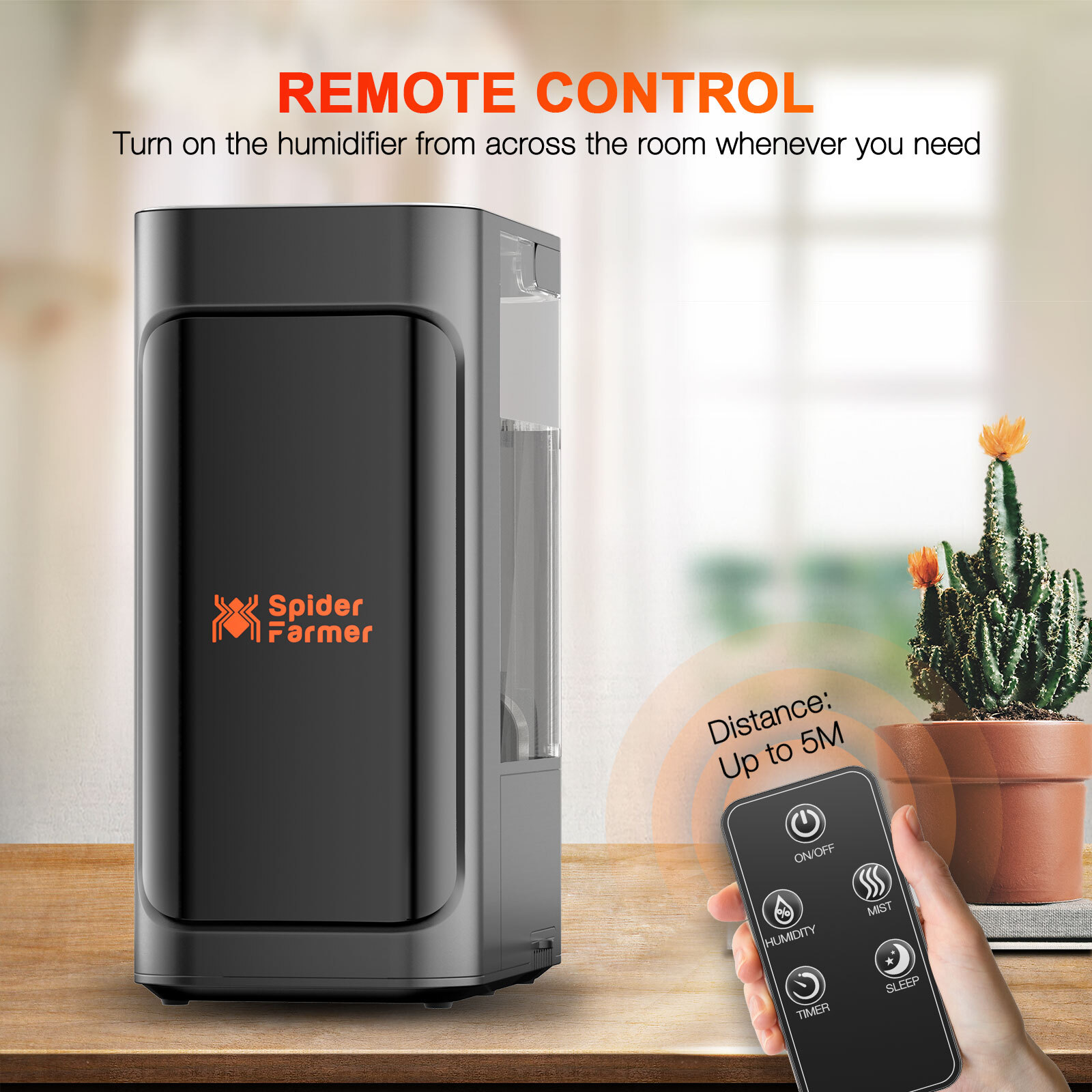 Spider Farmer Ultrasonic Cool Mist Humidifier Air Humidifier for Plants ...