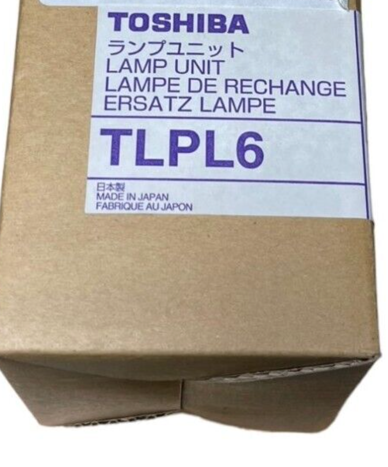Genuine Toshiba TLPL6 Replacement Projector Lamp with Housing T-TLP-L6 ...