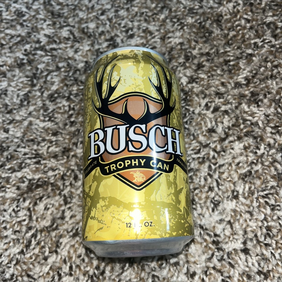 Busch Trophy Can 12 Oz Beer Can BOD 13 AUG 16 | eBay