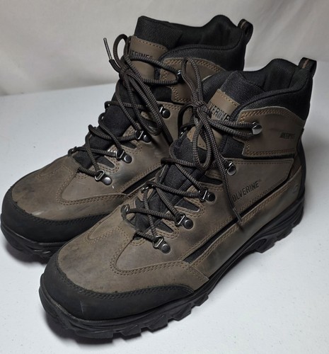 Wolverine Spencer Brown Leather Hiking Boots Mens Size 13 W05103 Work ...