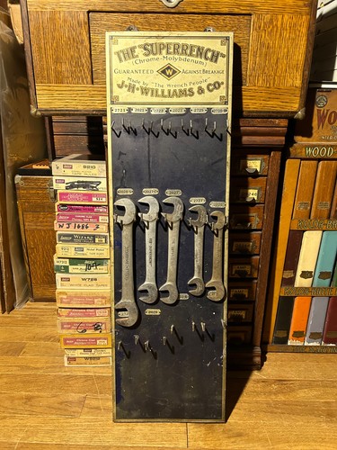 VINTAGE JH WILLIAMS TOOL DISPLAY | eBay