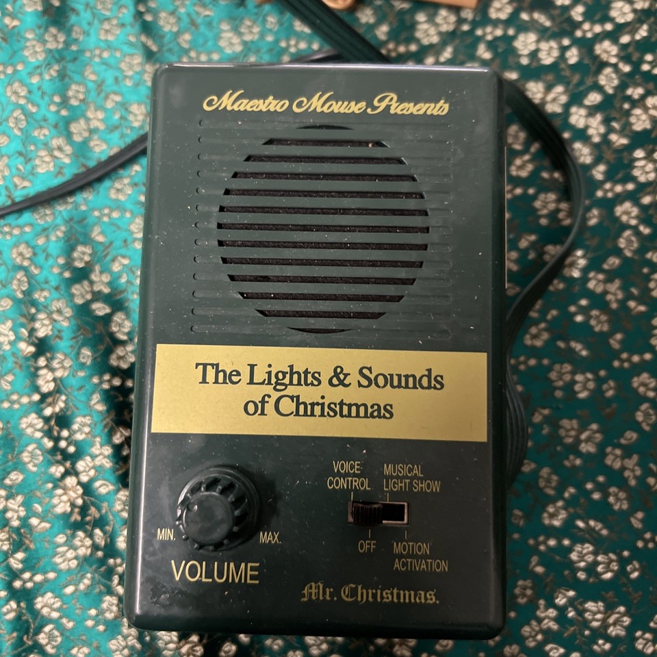 Hello Mr Christmas Maestro Mouse Presents The Lights and Sounds of ...