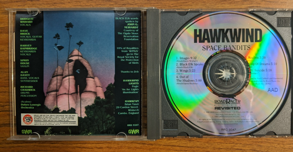 Hawkwind - Space Bandits CD Dave Brock Alan Davey Space Rock | eBay