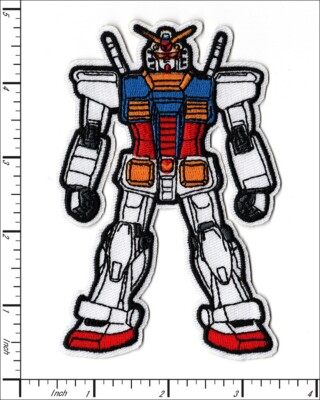 10 Pcs Embroidered Iron on patches Gundam Robot 75x117mm AP057aE | eBay