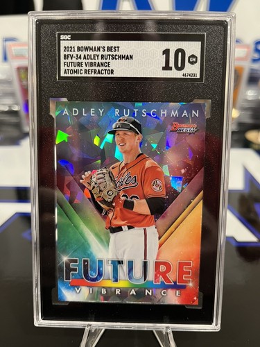 2021 Bowman’s Best Adley rutschman future vibrance atomic refractor SGC ...
