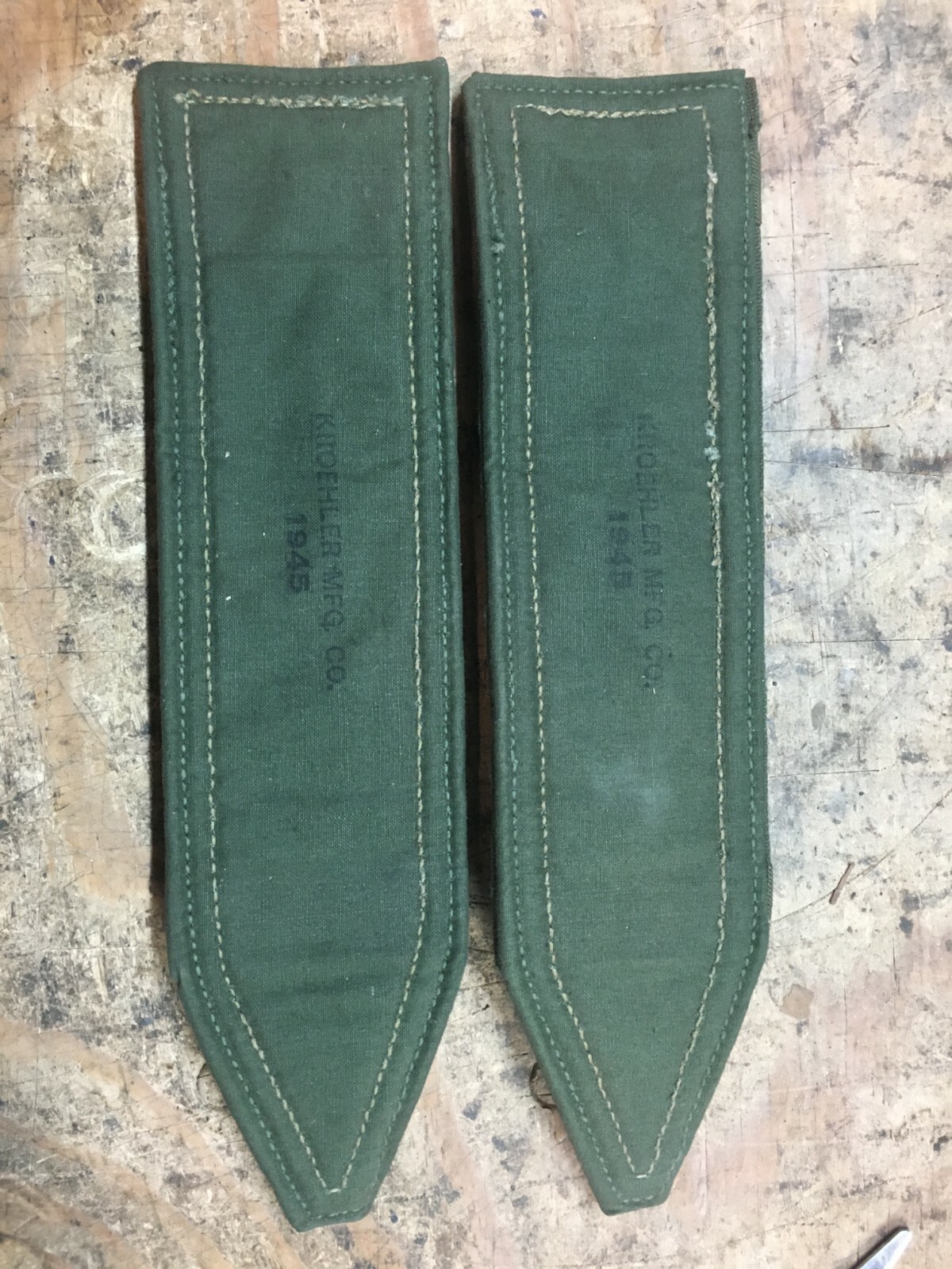 WWII Shoulder Strap Pad set Pack Board | eBay