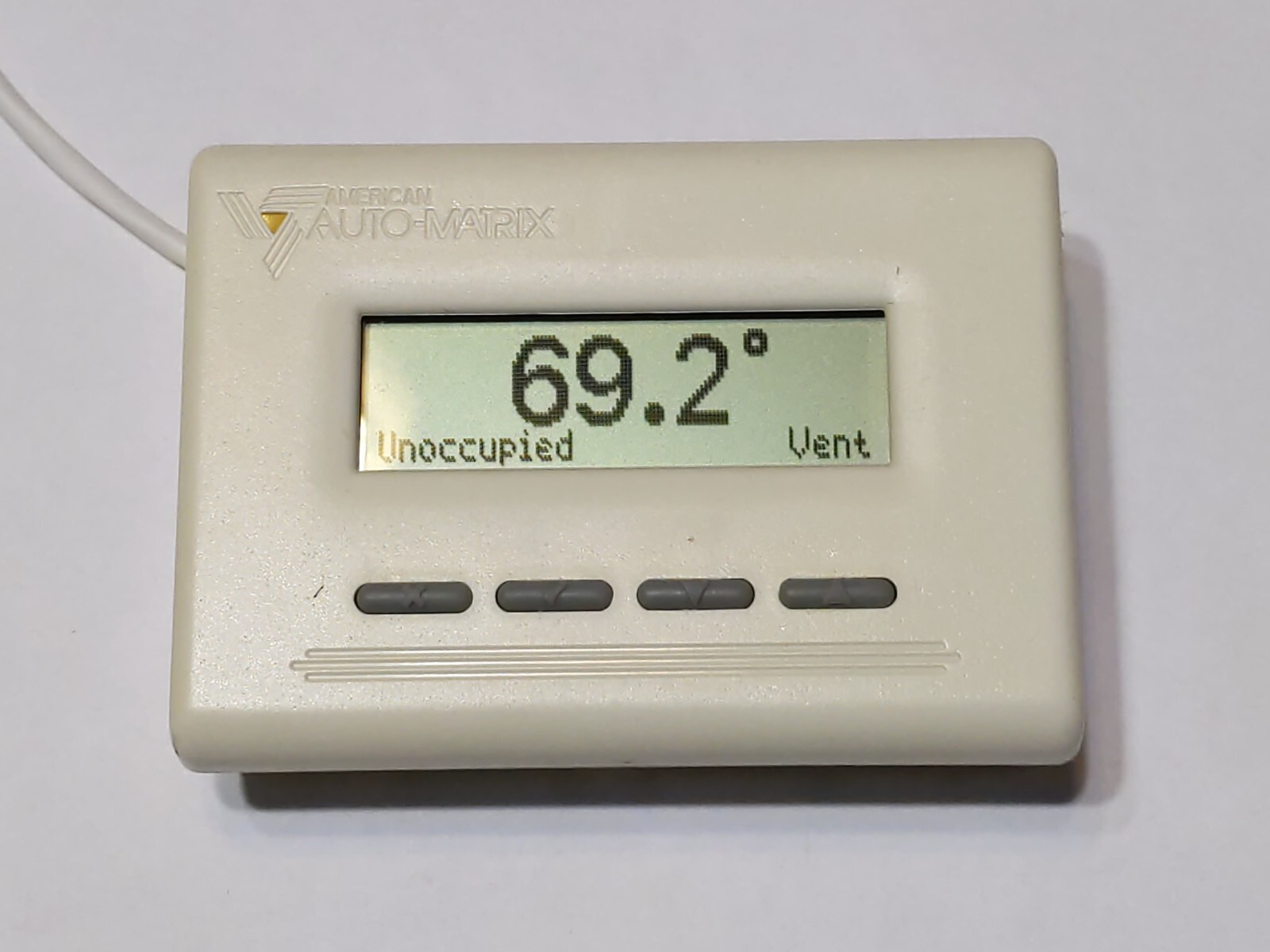 LOT OF 2 - American Auto-Matrix SBC-STAT3 Digital Thermostat, 2 Wire | eBay