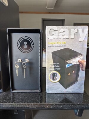 Gary Compact Trim Safe - Black - Brand New In Box | eBay