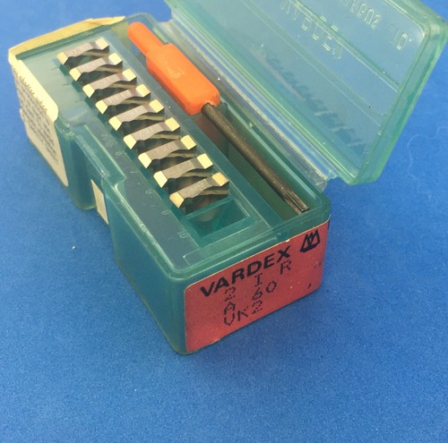 9pcs VARGUS VARDEX 2IR A60 Carbide Threading Inserts: grade VK2🎯 ...