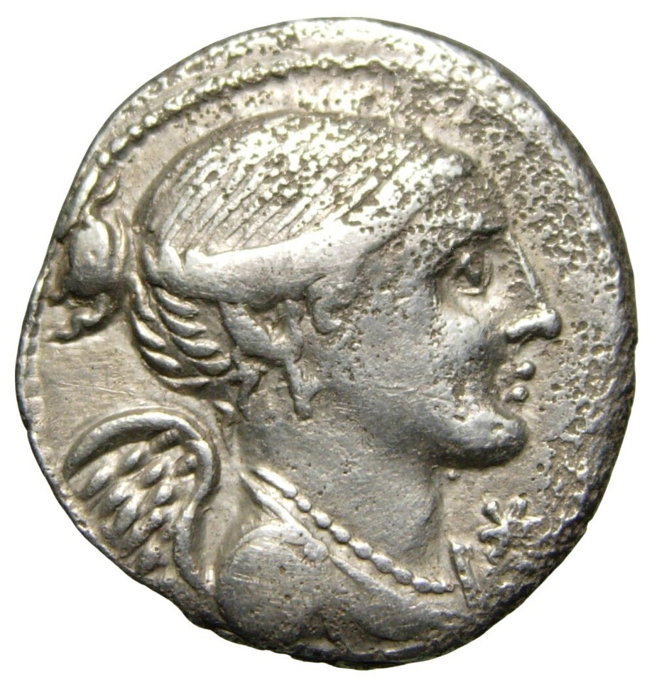 Roman Republic, L. Valerius Flaccus Denarius 108-107 BC, Gens Valeria ...