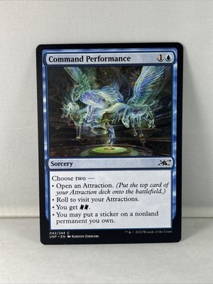 Command Performance (042) Unfinity UNF MTG Magic The Gathering | eBay