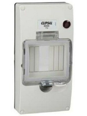 Clipsal 56-SERIES COVER WITH MOUNTING BRACKET & NEON 190x95x50mm 4 ...