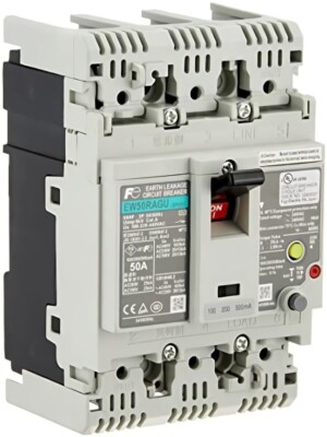 EW50RAGU-3P050K, Fuji Electric, Circuit Breaker Hydraulic Magnetic 3P ...