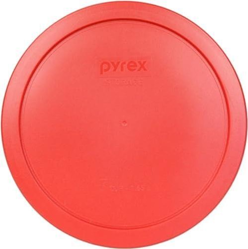 Pyrex 7402-PC Red Round Storage Lid 7" Dia. for 6 & 7 Cup - 2 Pack | eBay