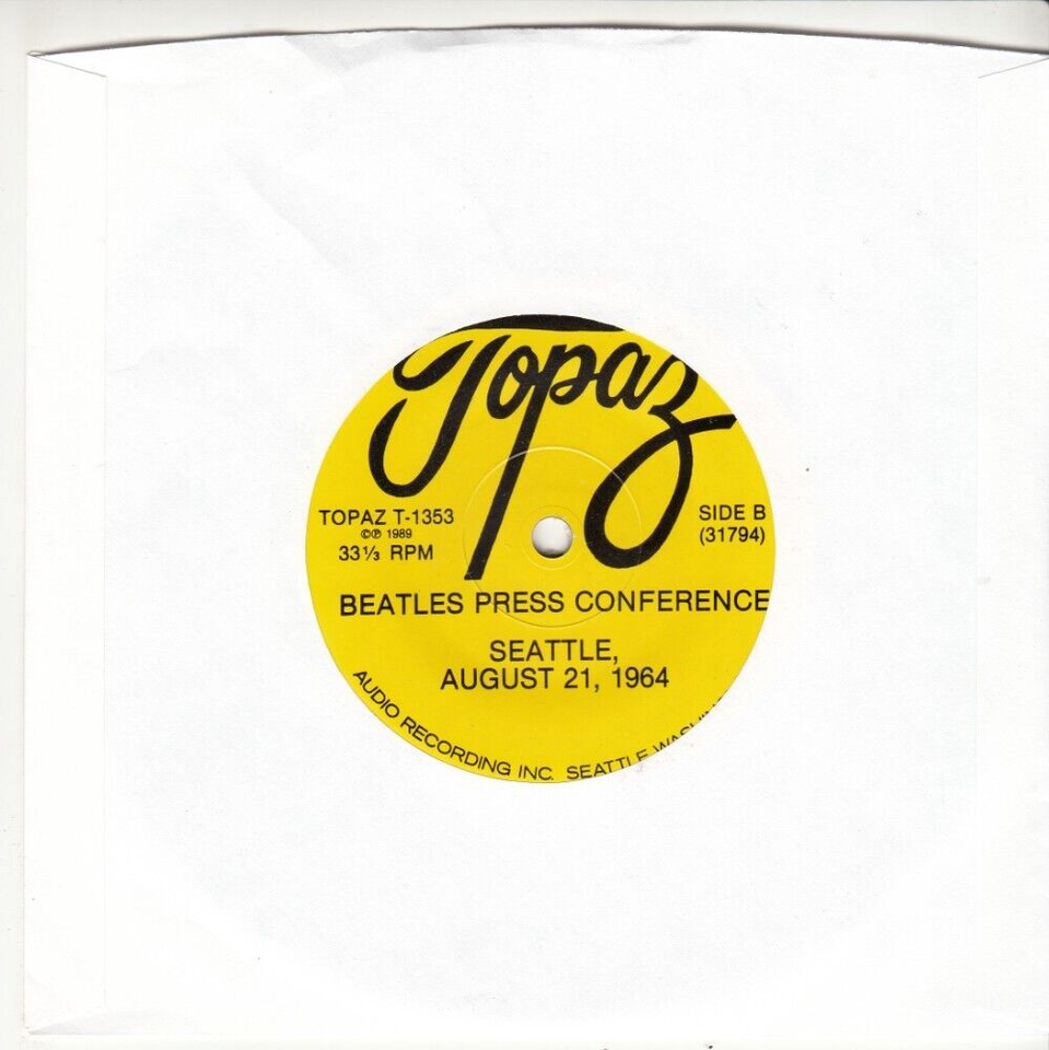 THE BEATLES - SEATTLE PRESS CONFERENCE EP - MINT UNPLAYED NEW OLD STOCK ...