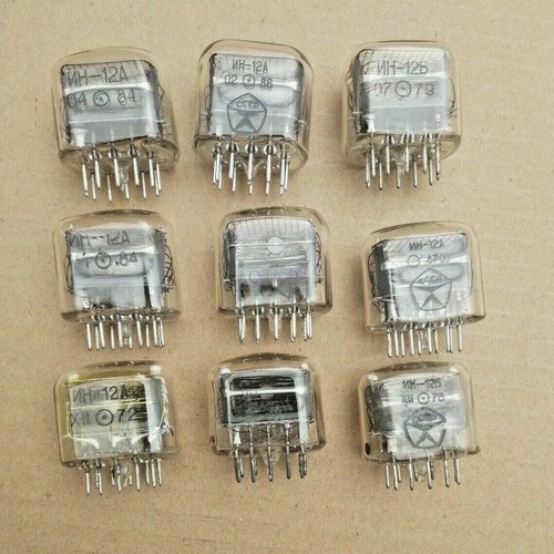 IN-12A Nixie tube USED, excellent USED. IN-12 nixie indicator IN12A USA ...