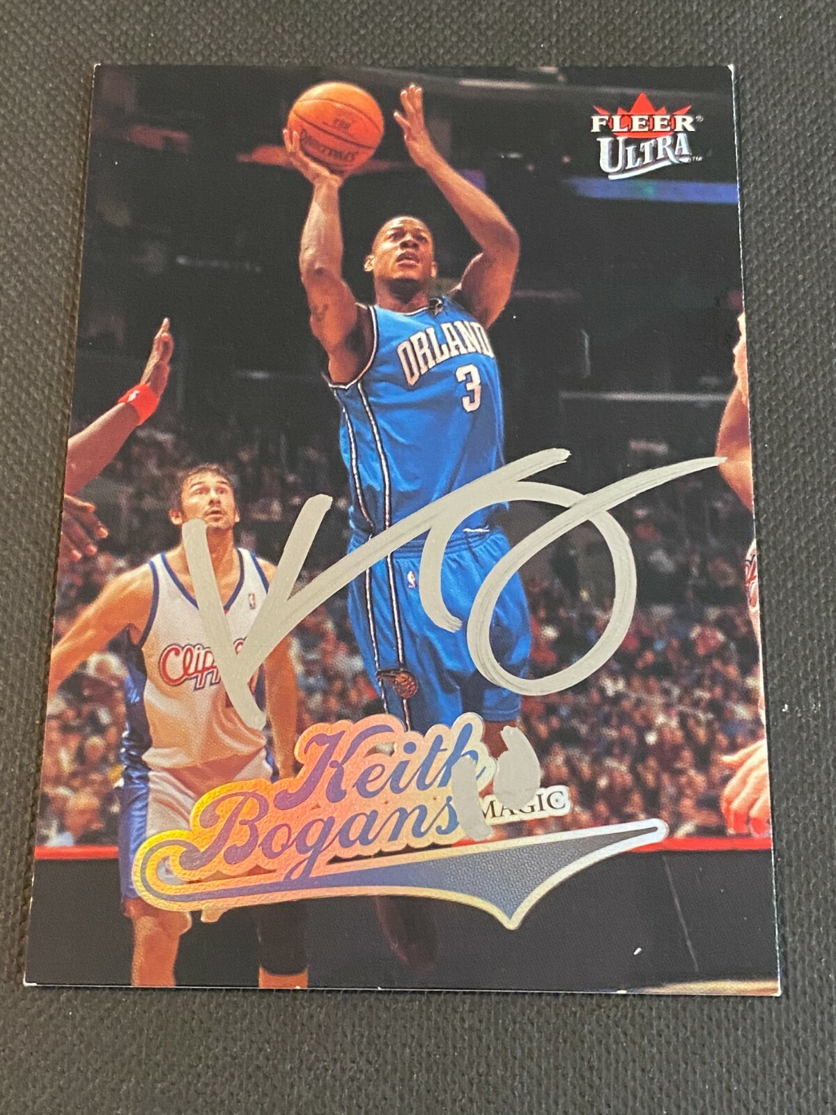 Keith Bogans Signed 2004-05 Fleer Ultra Card Auto Orlando Magic ...