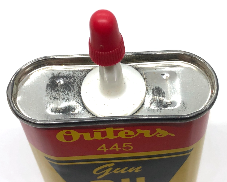 Vintage Outers 445 Gun Oil Can Tin Oiler Handy Oiler | eBay