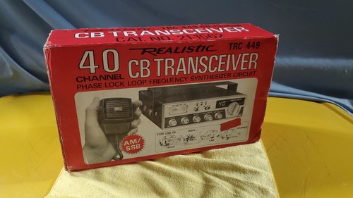 REALISTIC TRC449 AM/SSB CB RADIO*N.O.S*COLLECTOR QUALITY*MY FAVORITE ...