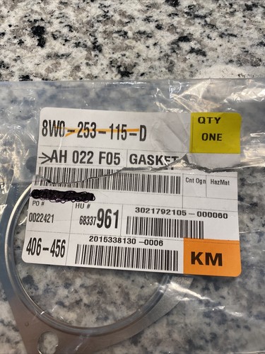OEM Genuine Audi Gasket 8W0253115D | eBay