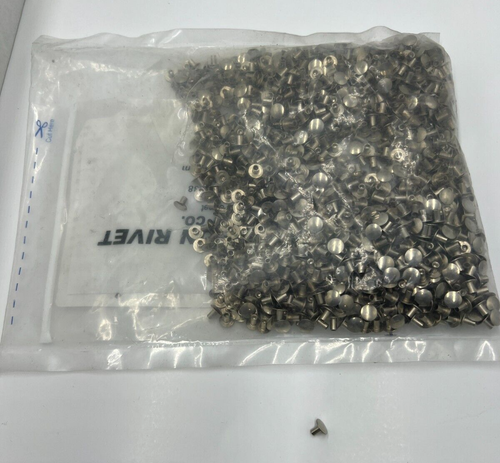 Qty 2000 Hanson Rivet Steel Semi-Tubular Rivet TSC0806.6, C4-6-ST ...