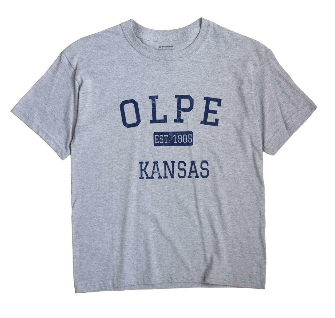 Olpe Kansas KS T-Shirt EST | eBay