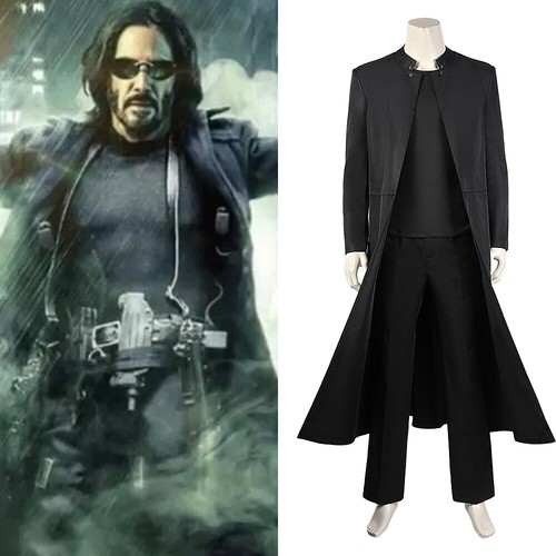 Neo The Matrix Resurrections Cosplay Costume Suit Handmade | eBay