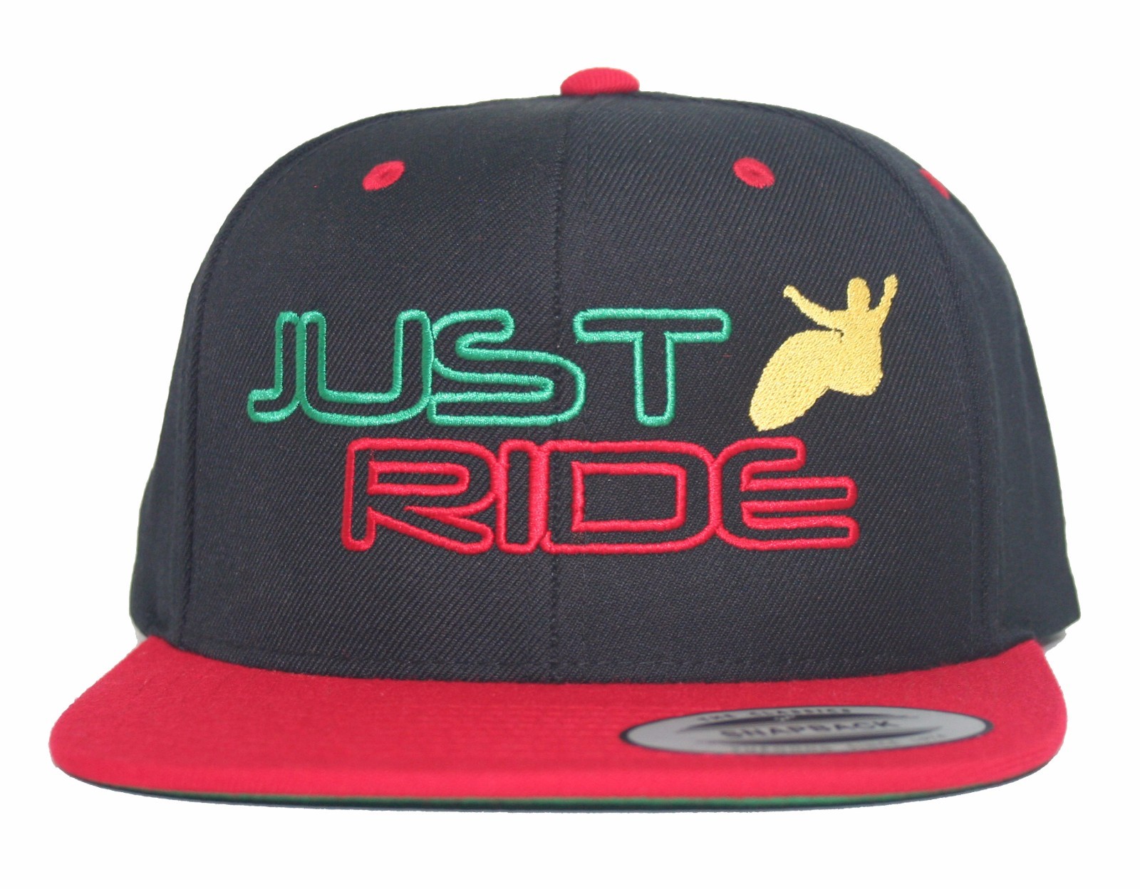 JUST RIDE RASTA WAKE SURF HAT FLAT BILL SNAPBACK FLEXFIT SURFER | eBay