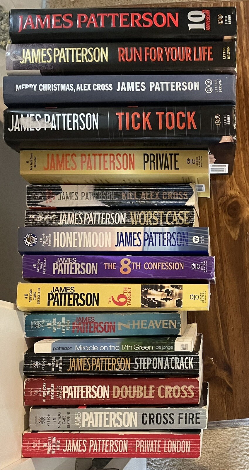 James Patterson Books (Alex Cross, Michael Bennett, Women's Murder ...