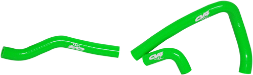 CV4 Performance Silicone Radiator Hose Kit Green 3pc Suzuki RM65 05 | eBay