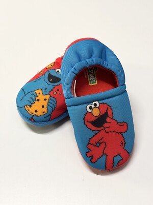 Sesame Street Cookie Monster Toddler Size 9-10 Slippers. Excellent ...