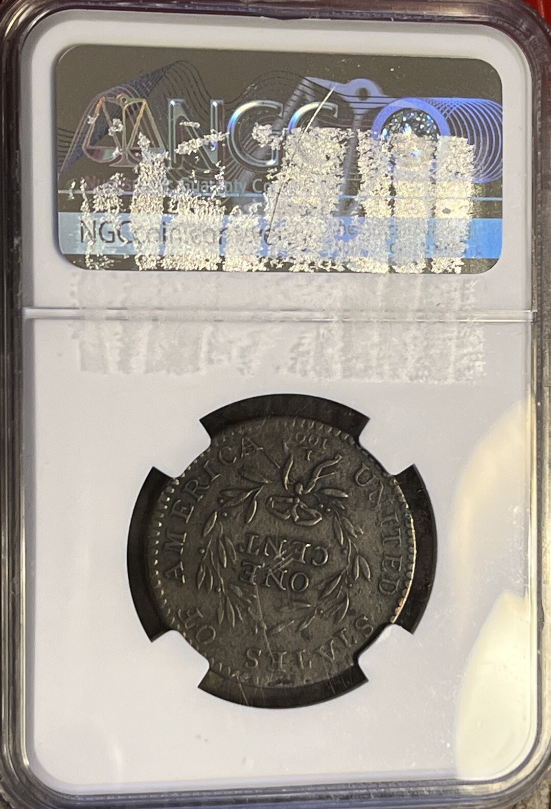 1794 LARGE CENT HEAD OF ‘94 NGC S-55 XF40 BN ERROR STRUCK ON DEFECTIVE ...