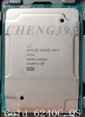 Intel Xeon Gold 6240 18 core 36 threads 2.6g CPU processor | eBay