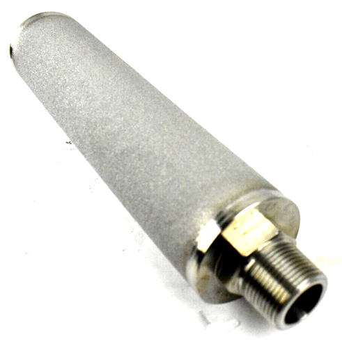 CKV 1.4571 Stainless Steel Filter Element ~ 1" NPT ~ 12" long x 2.5 ...